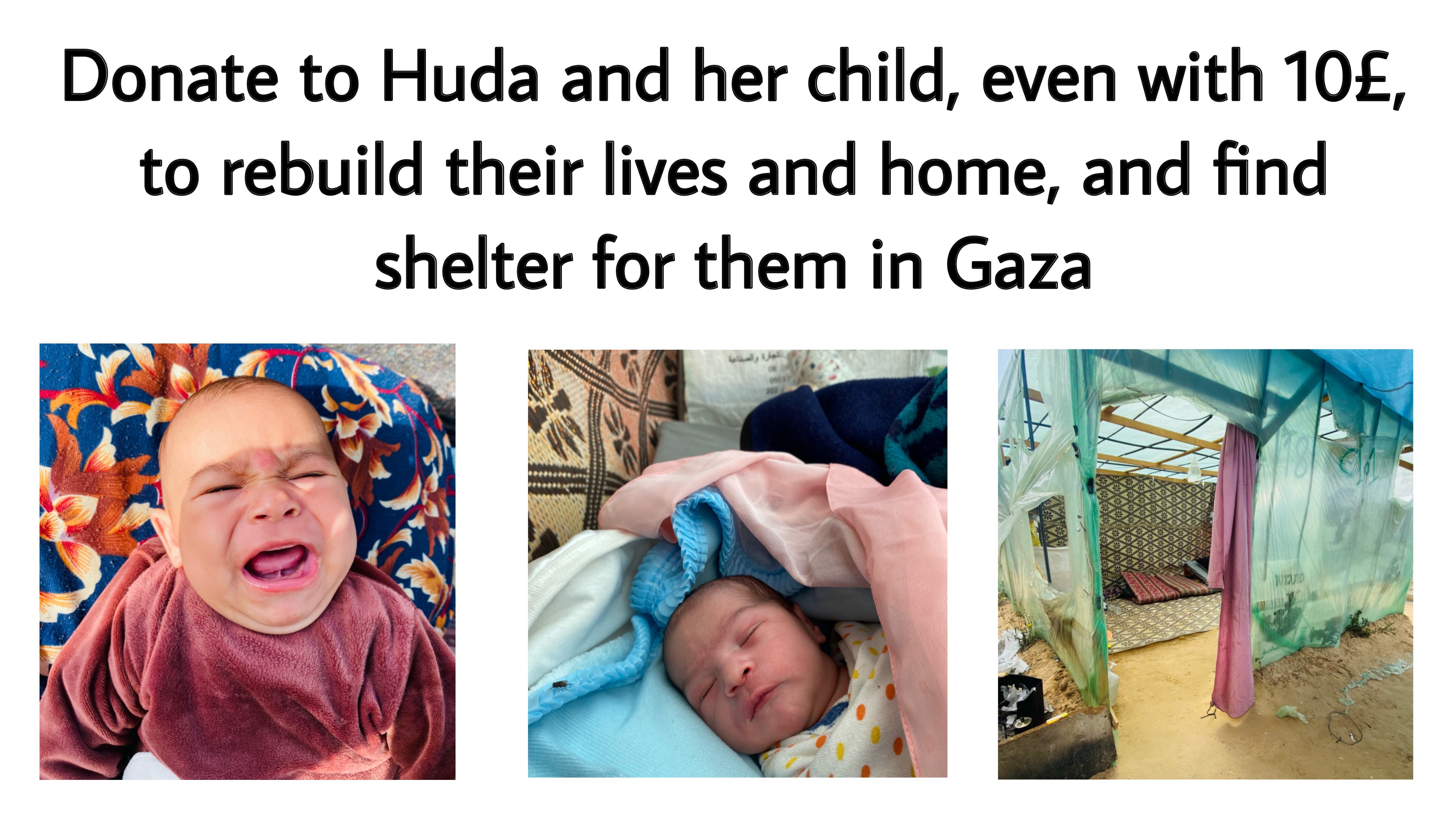 Fundraiser by Raya Haj-Assad : Help Huda & her child, even 10£, to ...