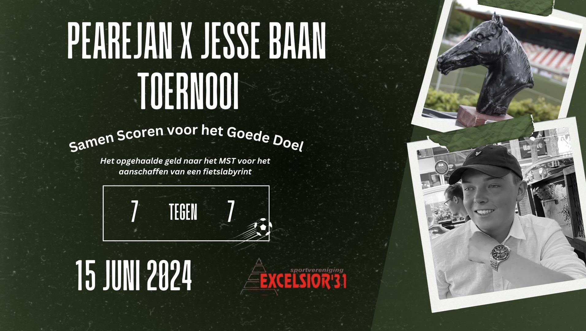 Fundraiser by Francien Baan : Samen scoren voor het goede doel! Jesse ...