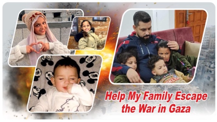 Fundraiser by mohammed salama : Support Alaa’s family evacuate Gaza