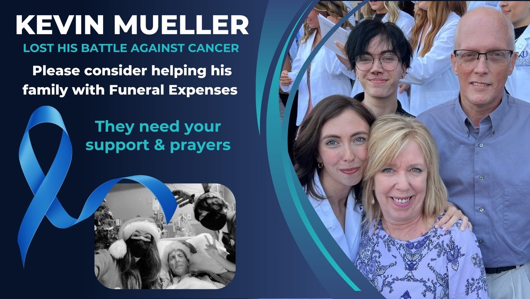 Fundraiser for Jean M by Jeni Minor : In Memory of Kevin Mueller, Help Support Funeral Expenses