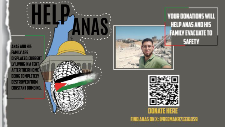 Fundraiser by Anas Hamam : Help Anas and family evacuate from Gaza