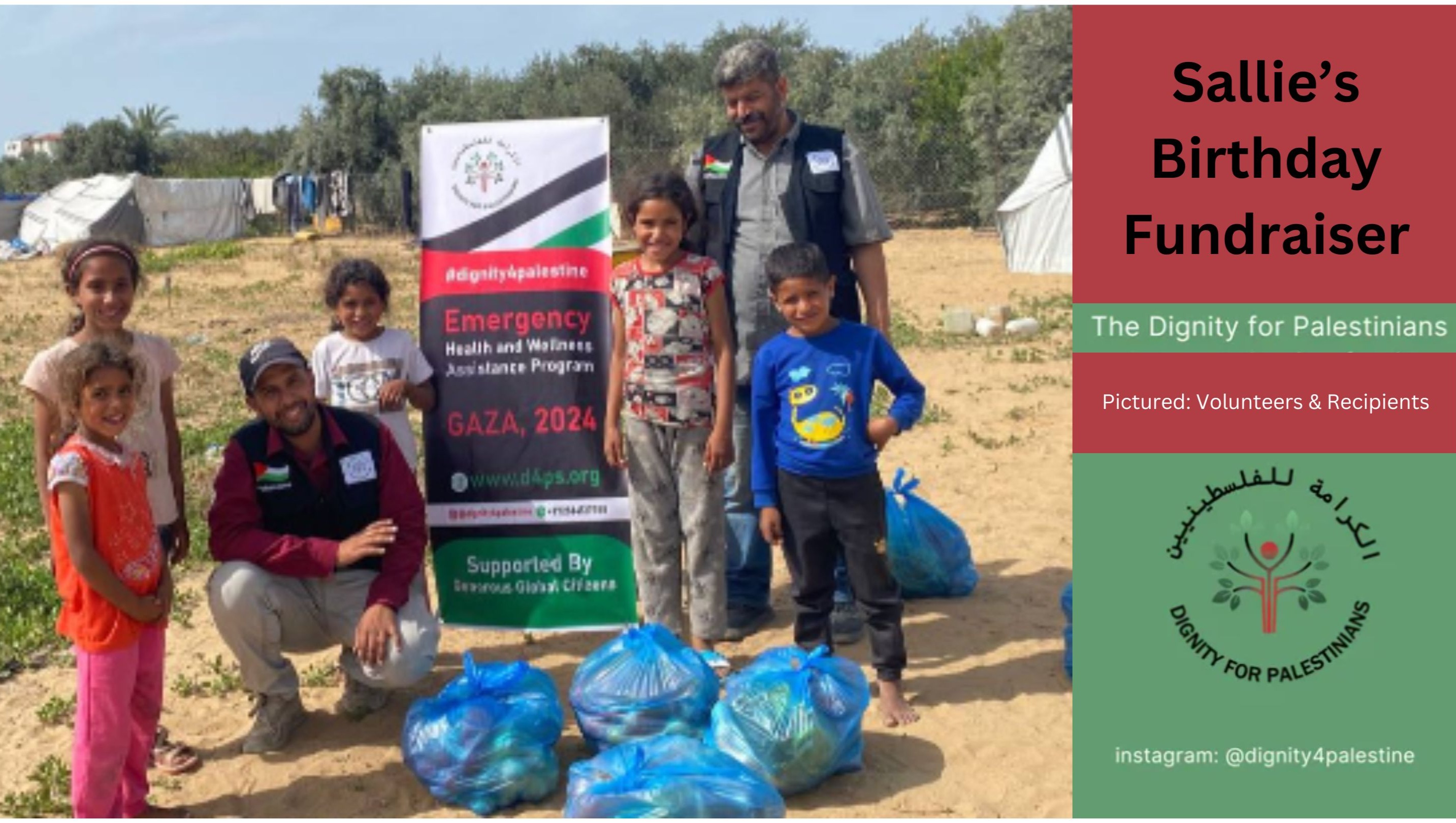 Fundraiser by Sallie Shawl : HEALTHY FOOD FOR FAMILIES IN GAZA!