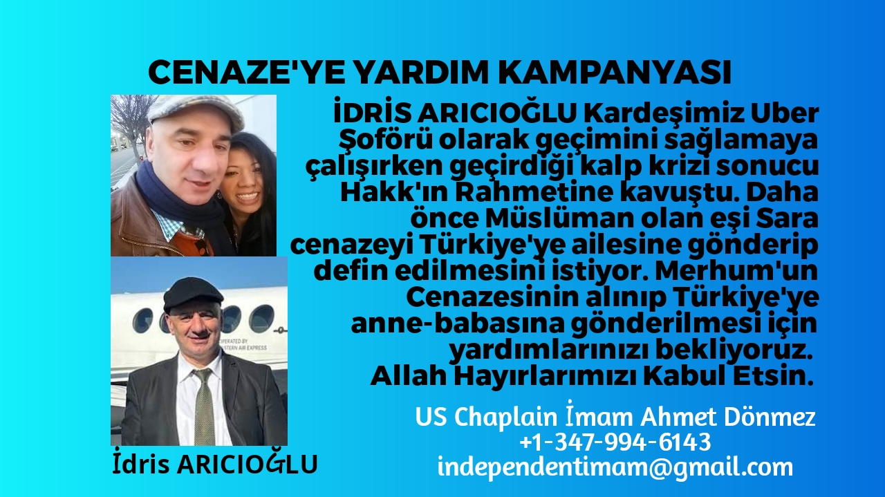 Fundraiser by Ahmet DONMEZ Gassal imam : HELP İDRİS's FUNERAL to SHIP to TURKIYE