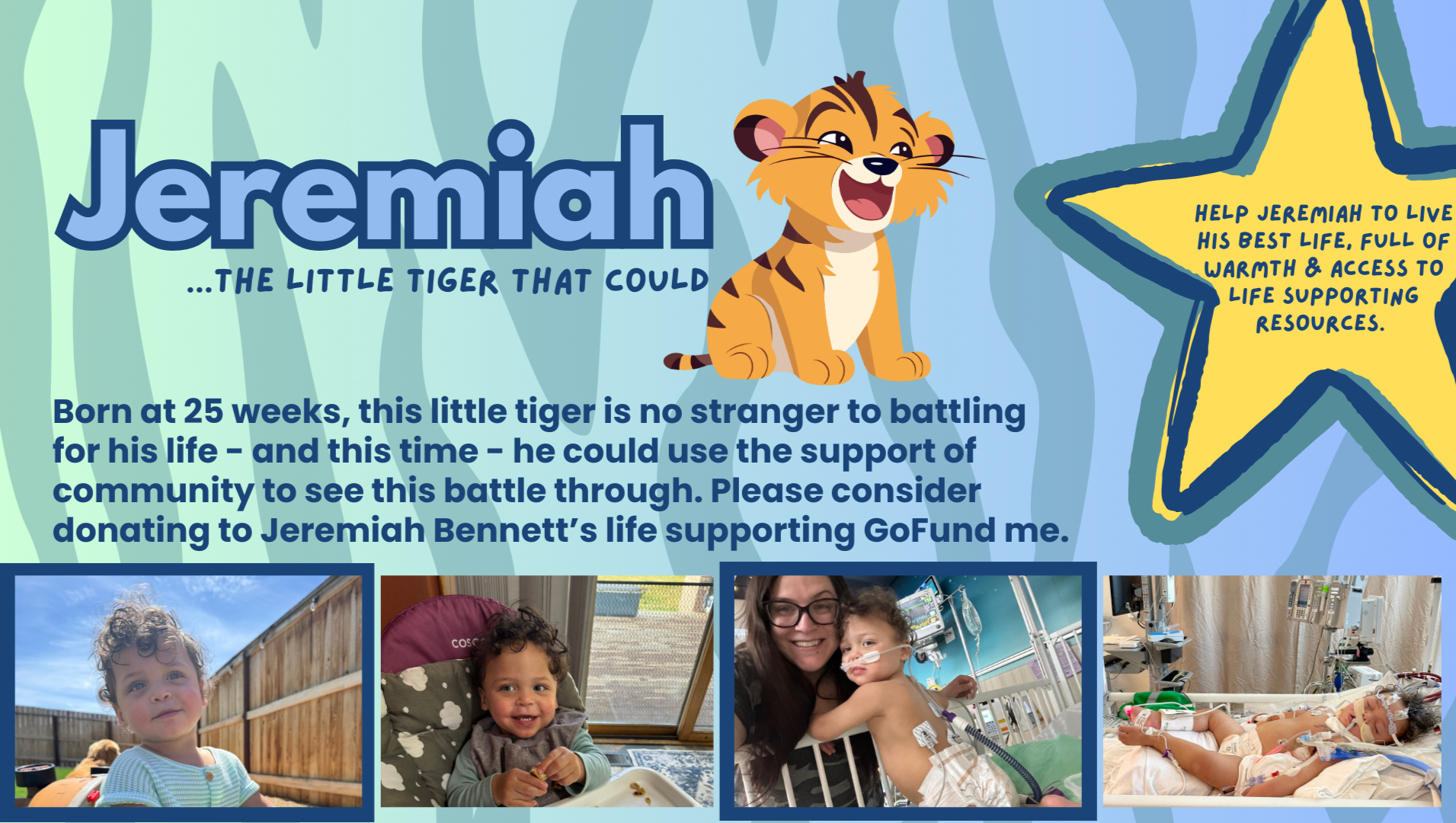 Fundraiser by Jennifer Bennett : Join Jeremiah's Journey to Recovery