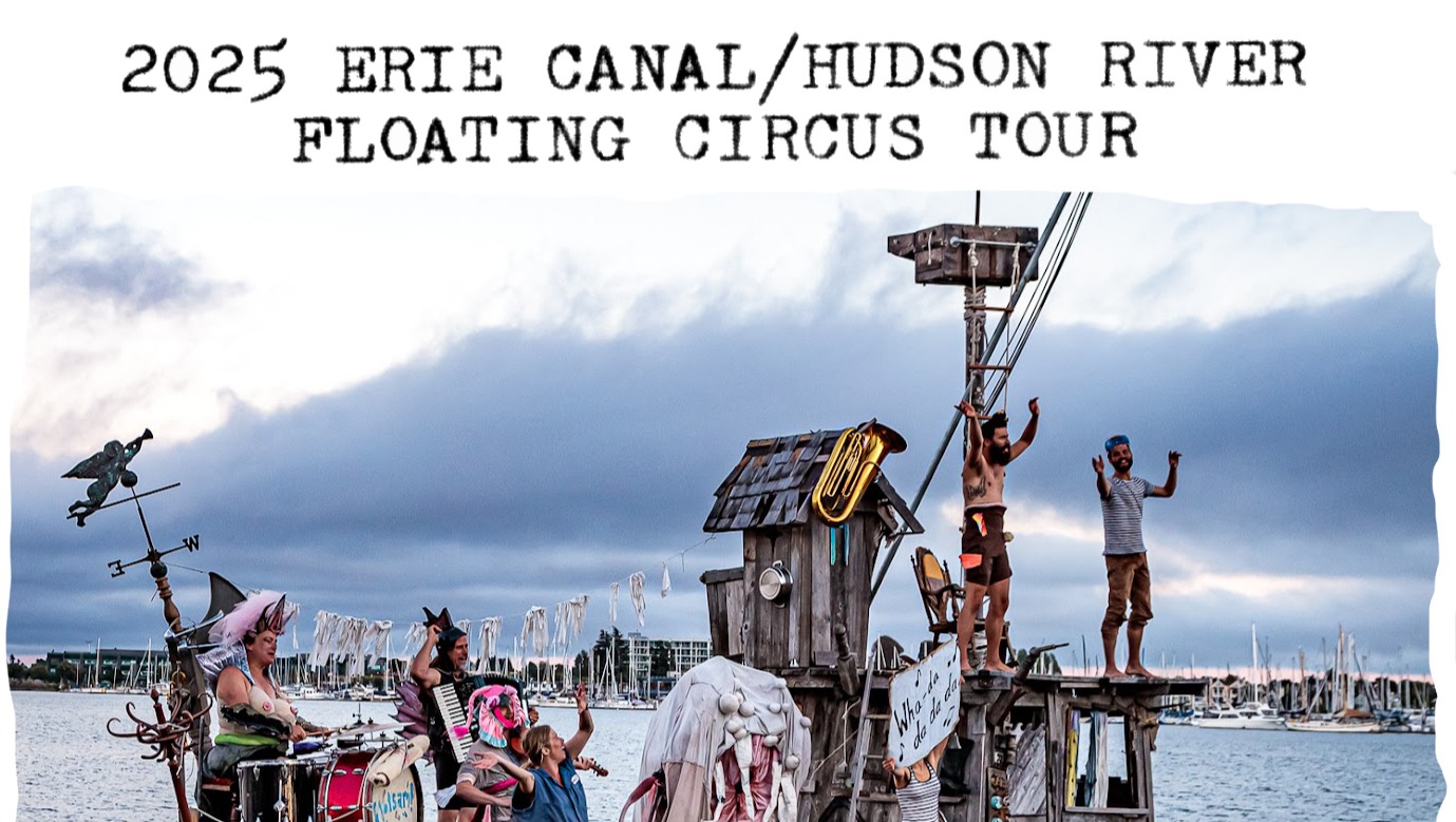 Fundraiser by Jason Webley : Flotsam River Circus - Erie Canal Tour