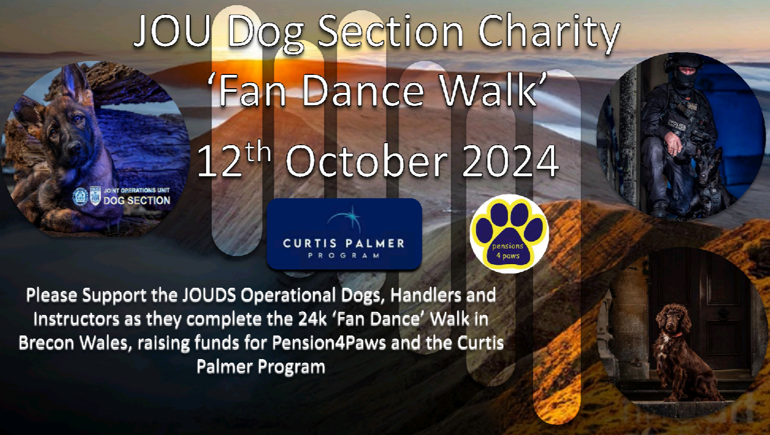 Fundraiser by Lawrie Dowsett : JOU Dog Section Charity 'Fan Dance' walk