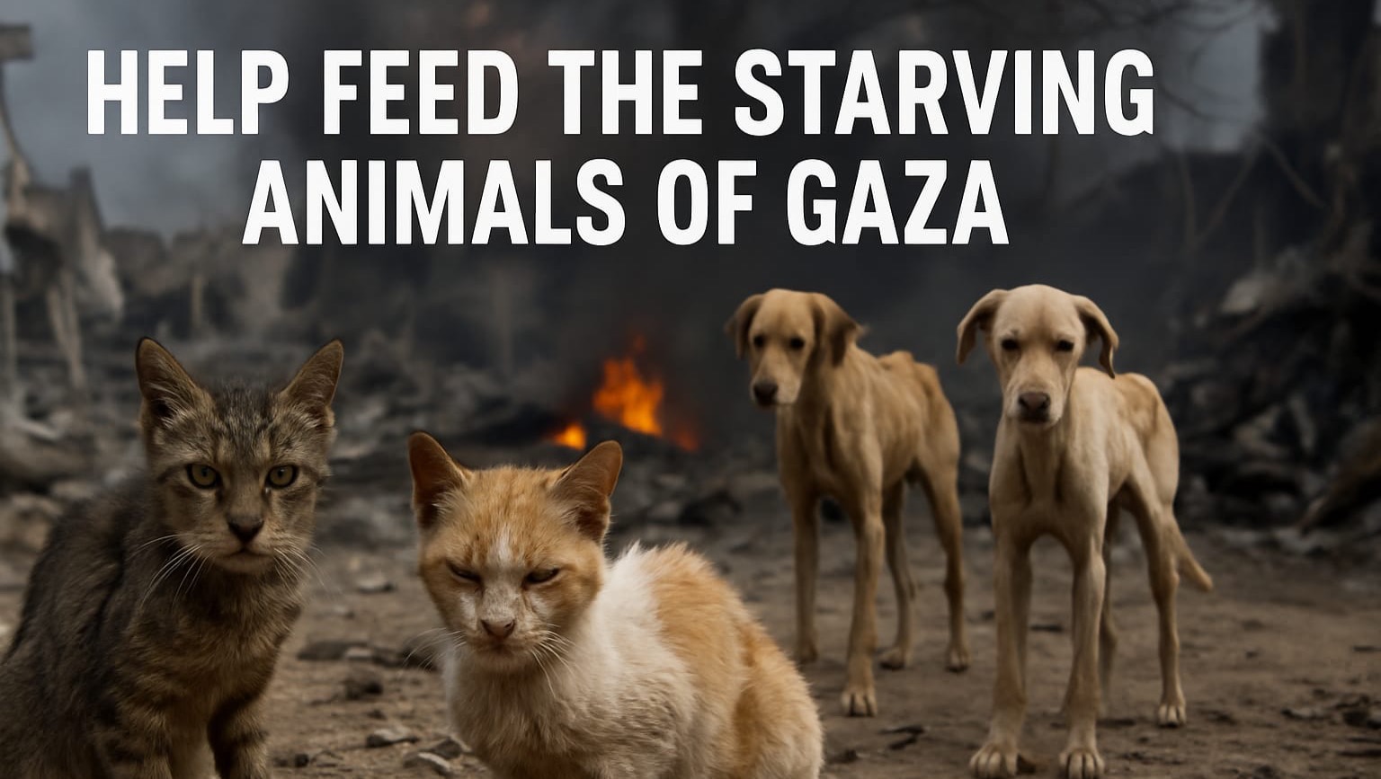 Fundraiser by Andy Gervais : HELP FEED THE STARVING ANIMALS OF G4ZA