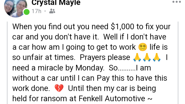 Fundraiser by Crystal Mayle : Lend a Hand in a Time of Need