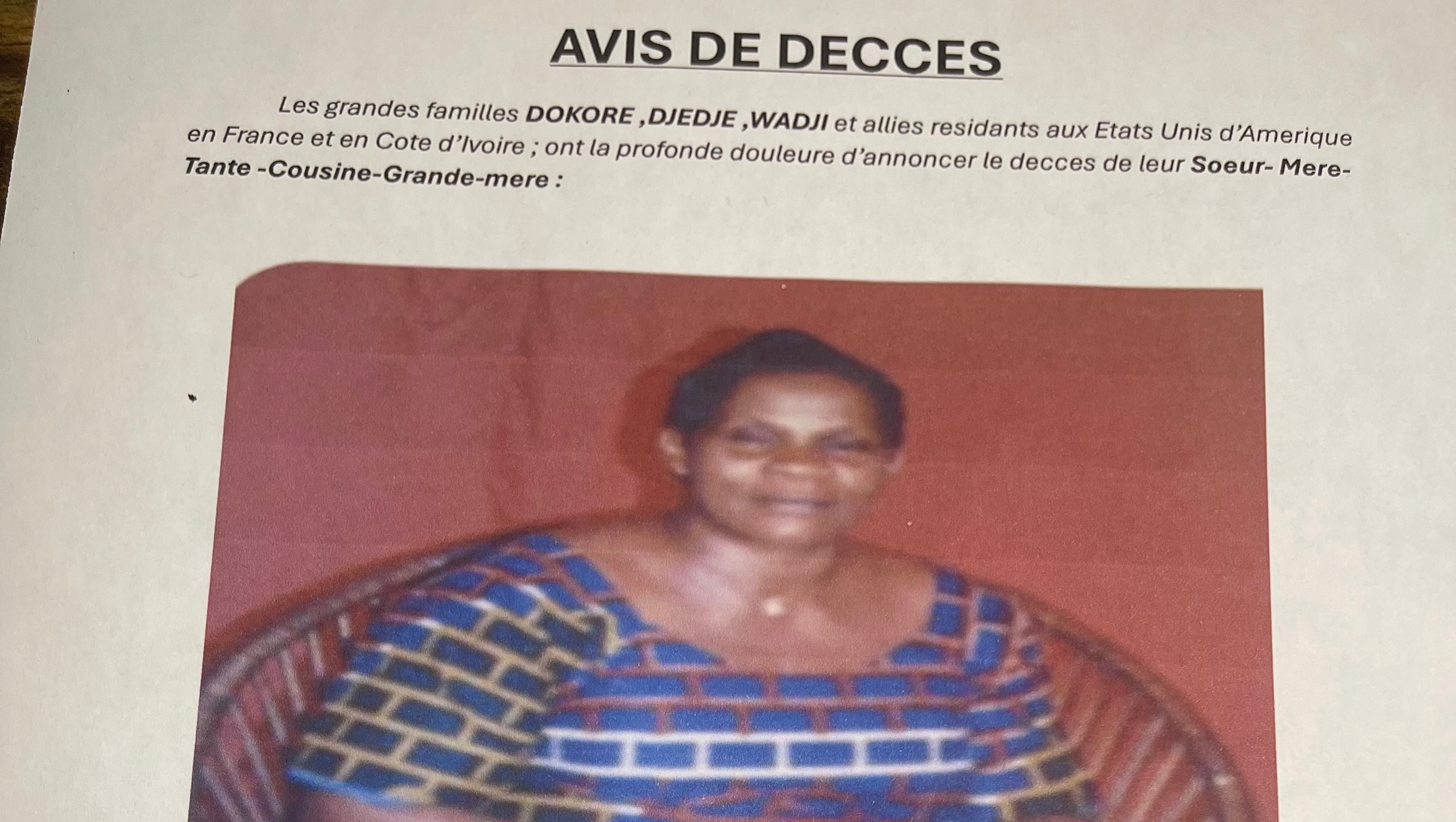 Fundraiser by Rita Dokore : Support Funeral Costs for Beloved Aunt.