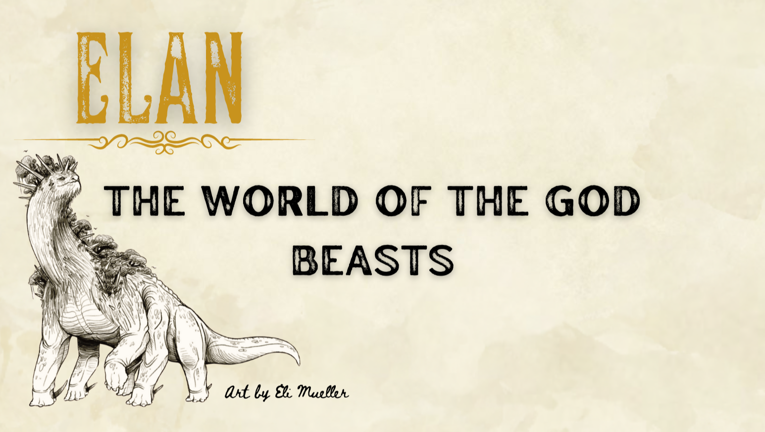 Fundraiser by William Kulesa : Help Fund Stunning Art for Elan: The ...