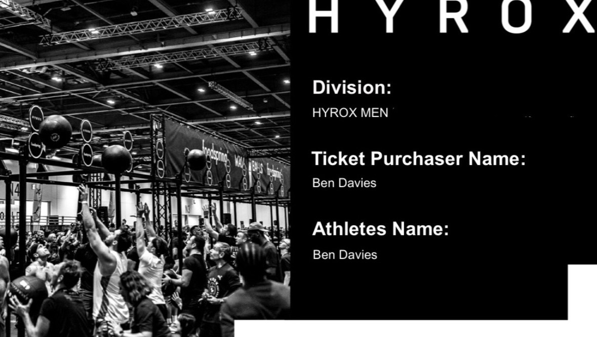 Fundraiser by Ben Davies : Hyrox London- Raising money for MacMillan Cancer