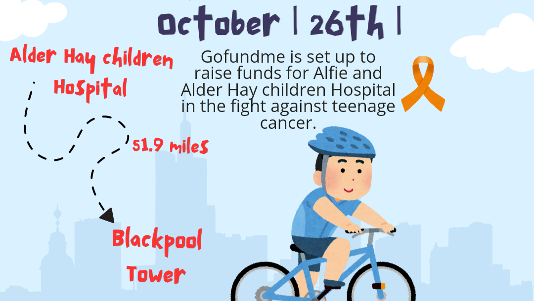 Fundraiser by Peter Moxon : Sponsored Alfie's Bike ride