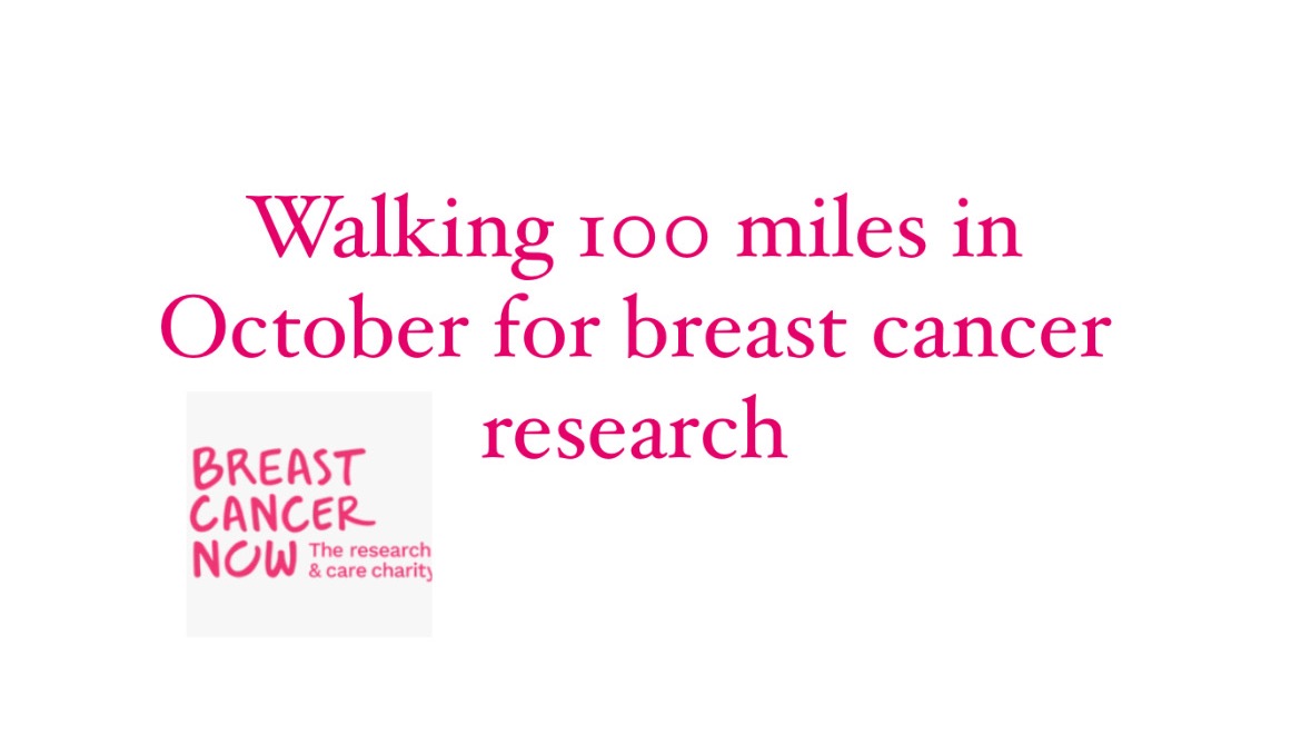 Fundraiser by Kathryn And Brandon : Walking 100 miles for Breast Cancer ...