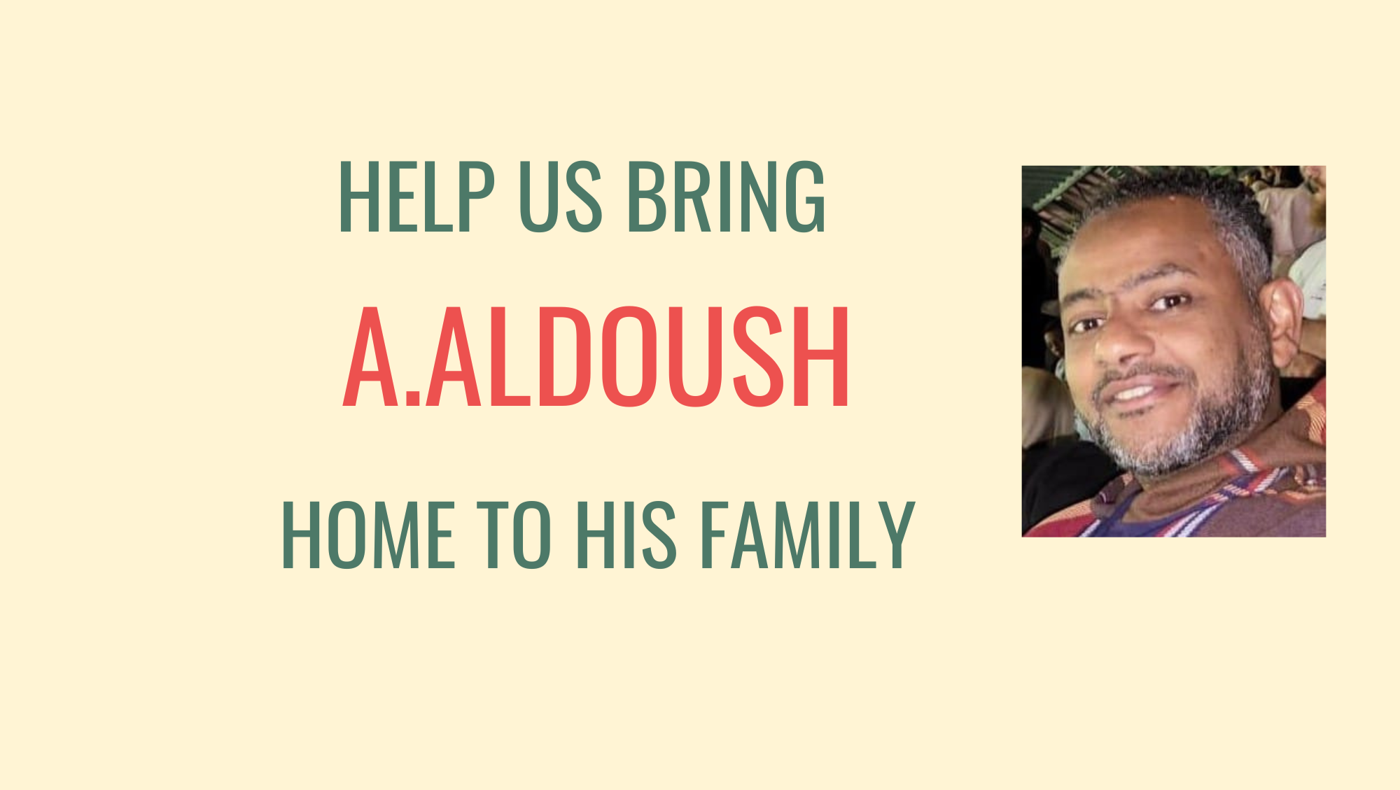 Fundraiser for Alshafia Rahman by Mohamed Lutfi : HELP US BRING AL ...