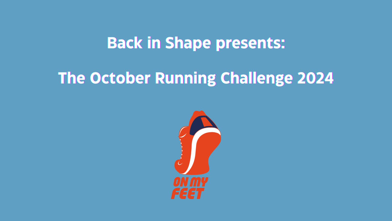 Fundraiser by Back in Shape Running Group : October Running Challenge ...