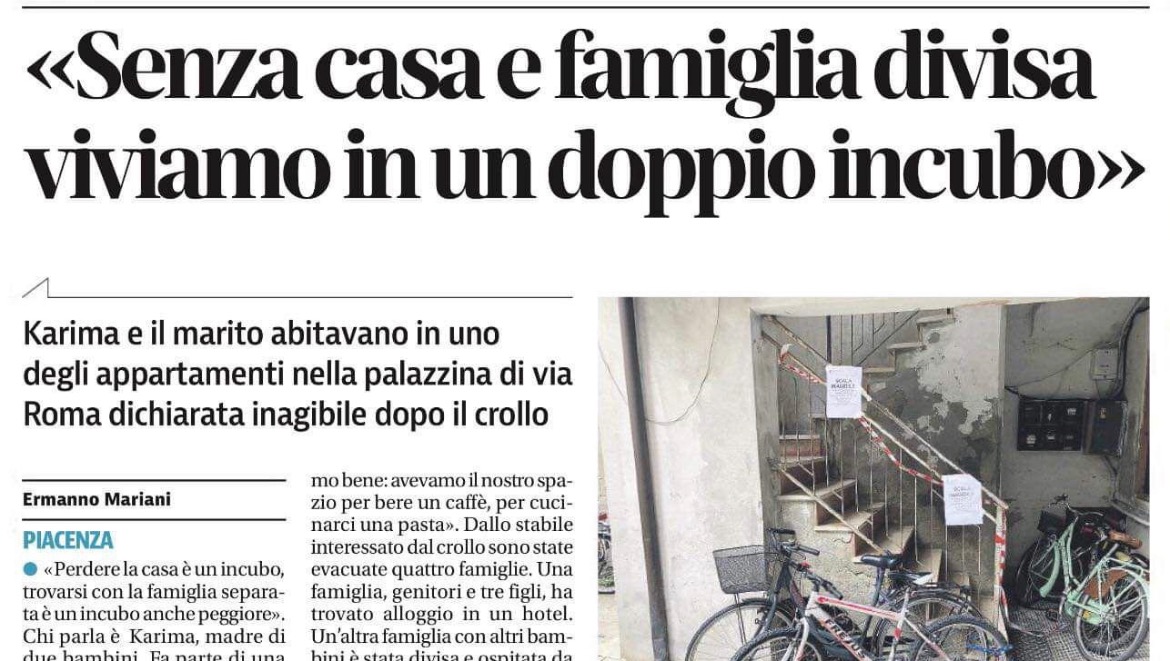 Fundraiser by Rita Parenti : Aiutiamo le famiglie senza tetto a Piacenza