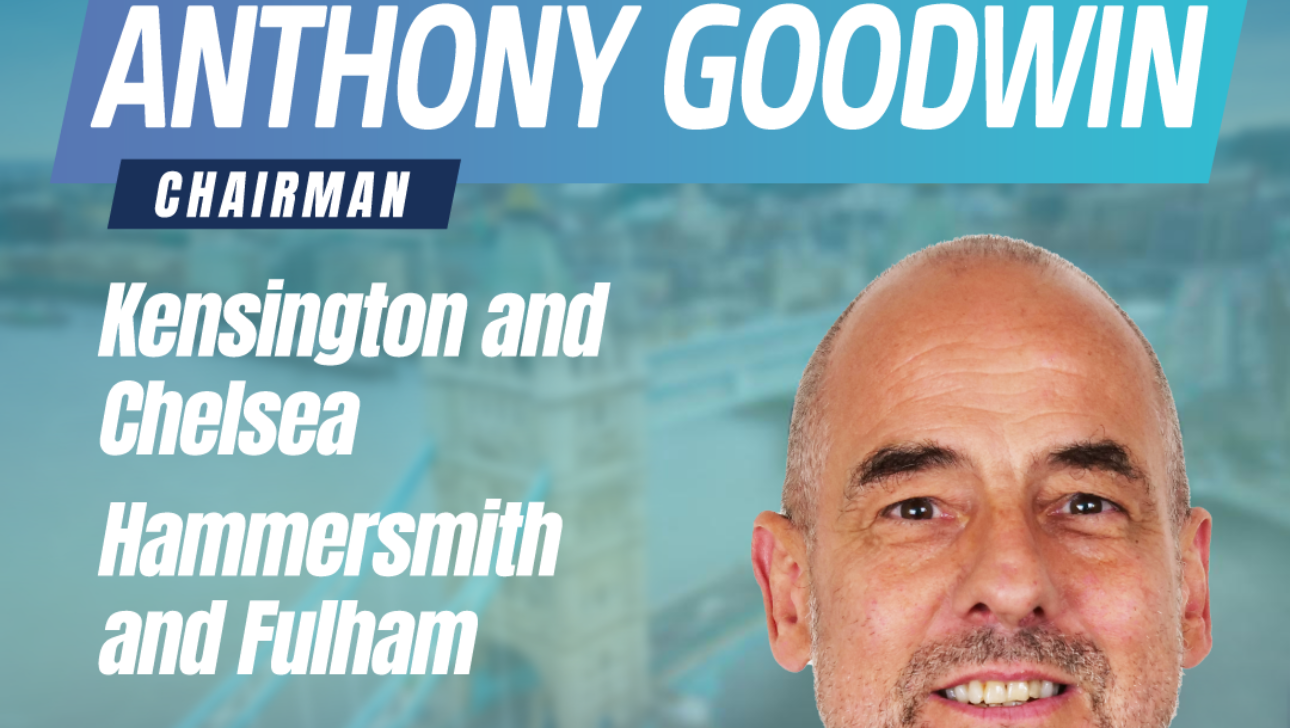 Fundraiser by Anthony Goodwin : ReformUK Kensington, Chelsea, Fulham ...