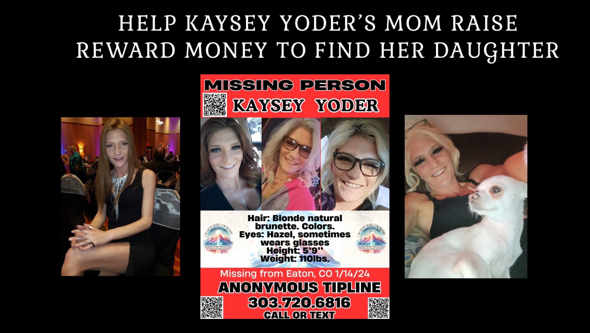 Fundraiser by Heather Turner : RAISE REWARD MONEY TO BRING KAYSEY YODER ...