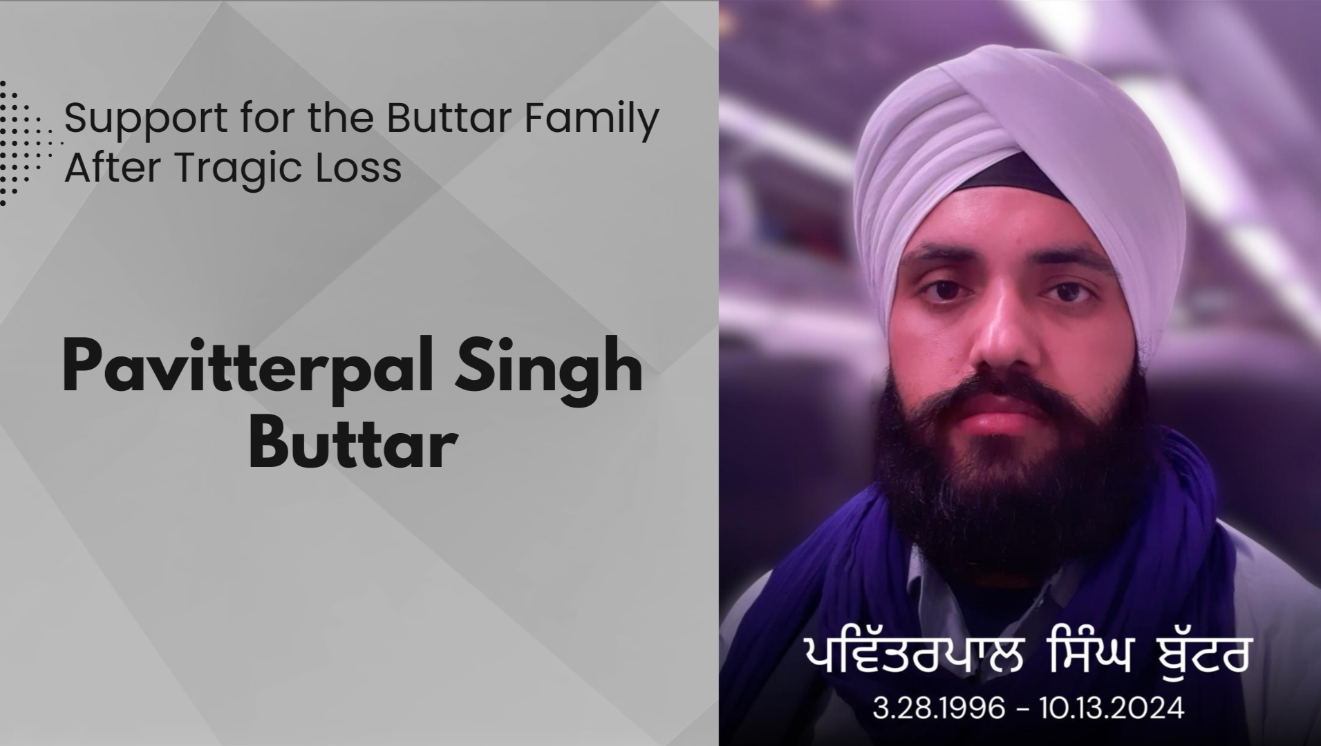 Fundraiser for Harleen Buttar by Gurleen Mokha : Support the Buttar ...