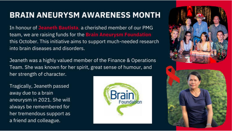 Fundraiser by Jacque Spencer : Brain Aneurysm Awareness Month