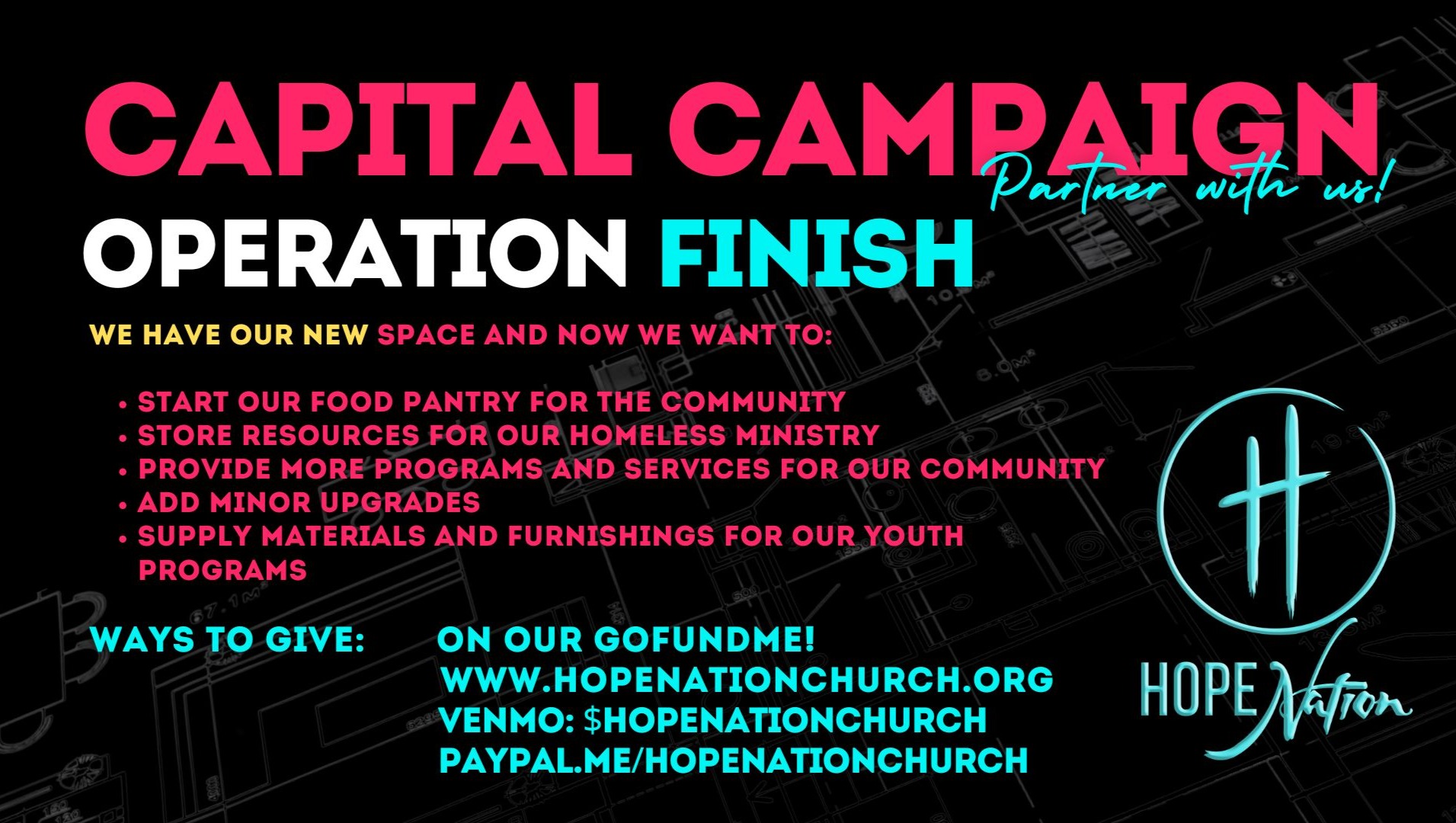 Fundraiser by Hope Nation : Support Our Ministry's New Campus Expansion