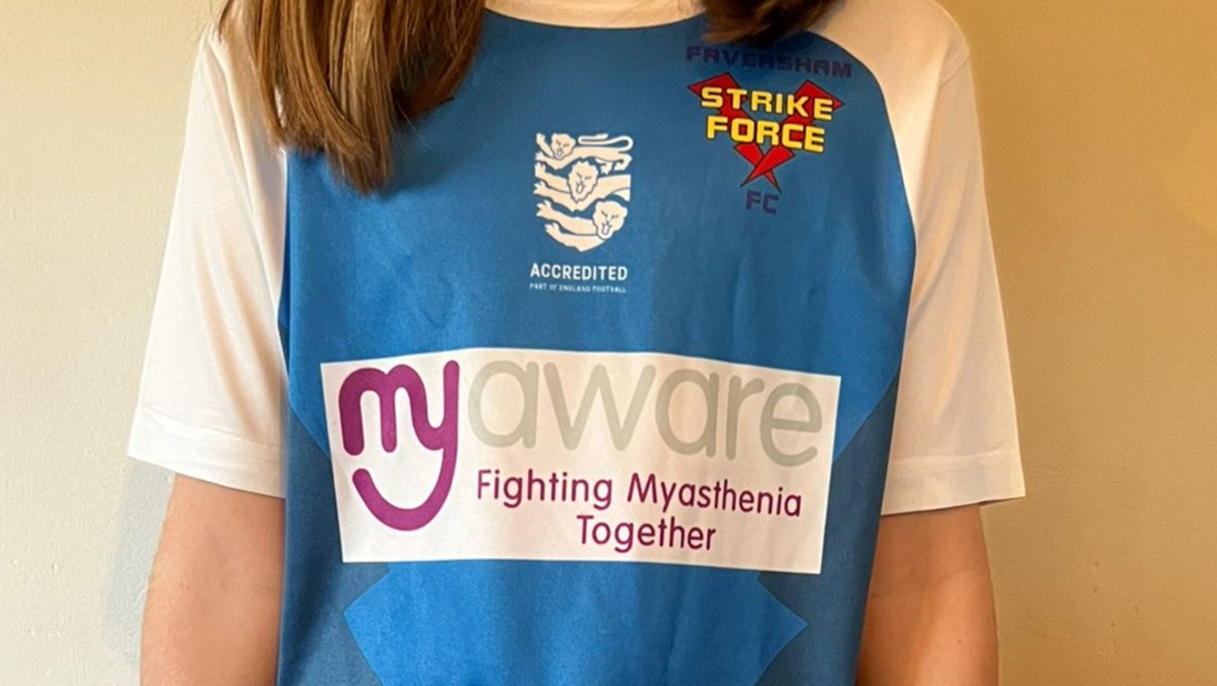 Fundraiser by Natalie Martin : Girls Football kit for Myasthenia Gravis ...