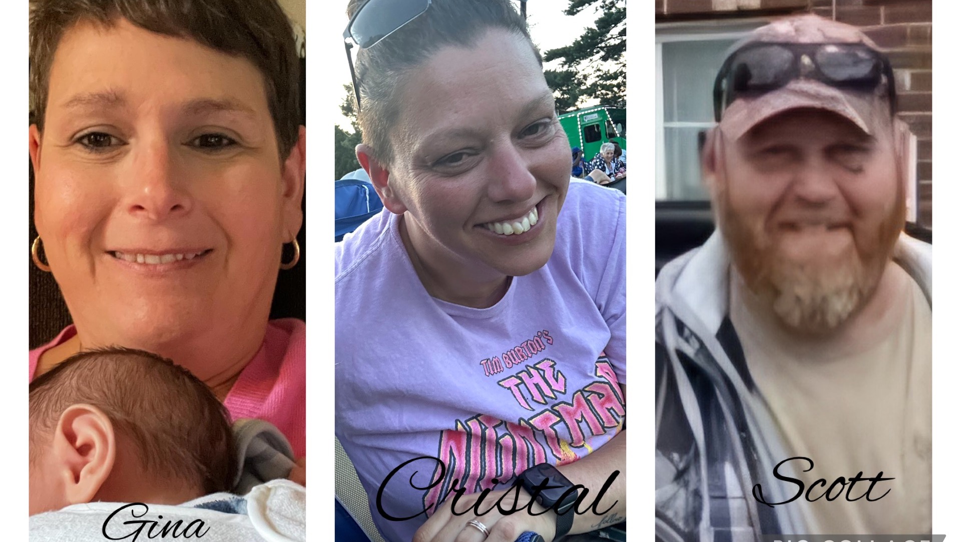 Fundraiser by Katie Fessler : Help Honor Gina, Cristal, and Scott Copen