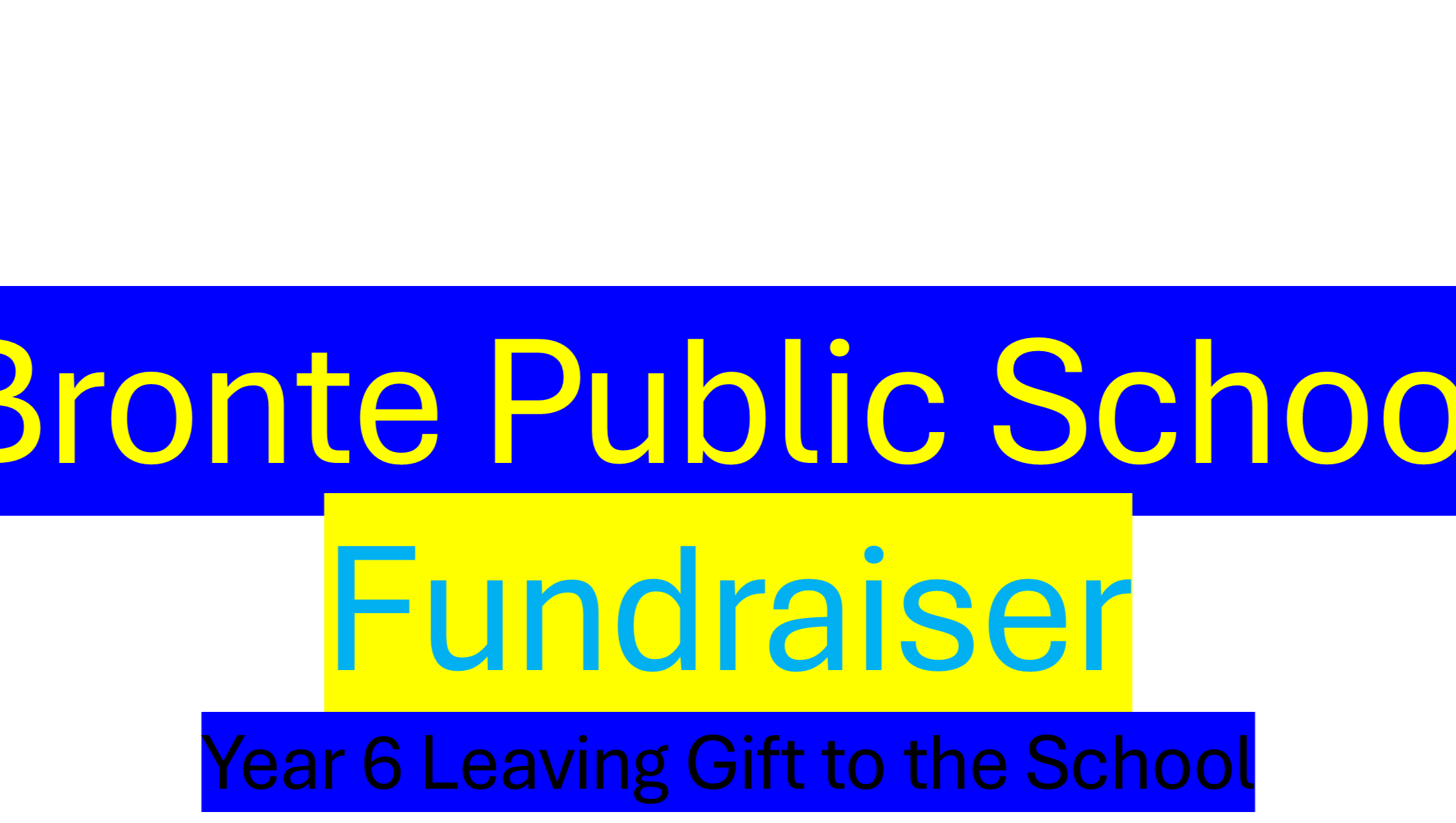 Fundraiser by Paul Willis : Bronte Public School Yr 6 leaving gift ...