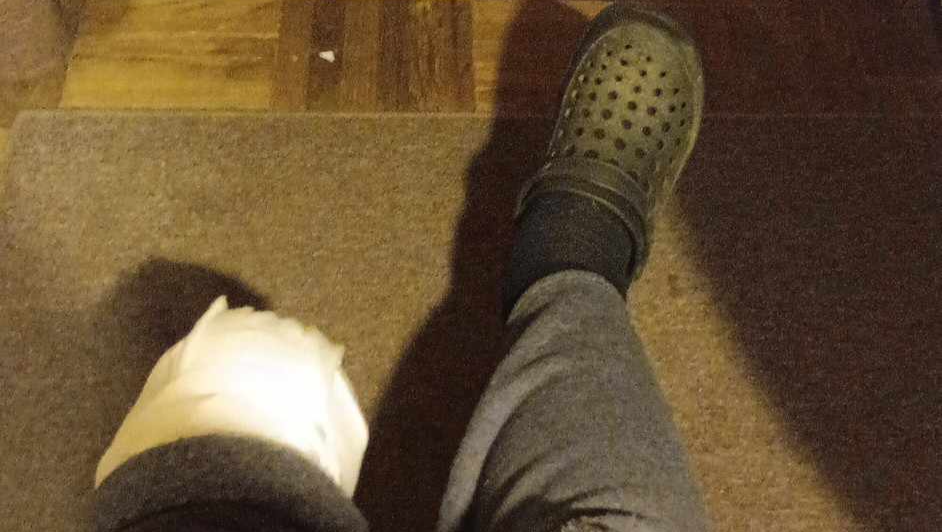 Fundraiser for Victoria Dingus by Tracy Sothen : Dad's New Prosthetic Leg