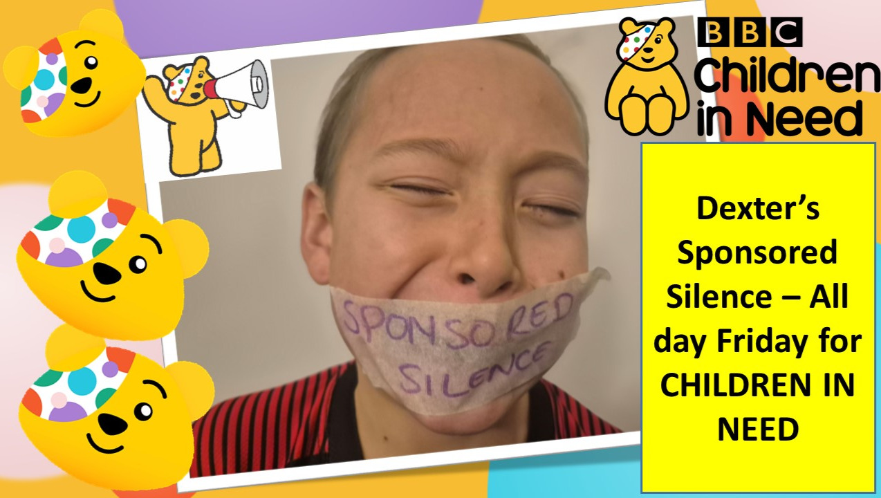 Fundraiser by Dexter Jeffery : Dexter's Children in need Sponsored Silence