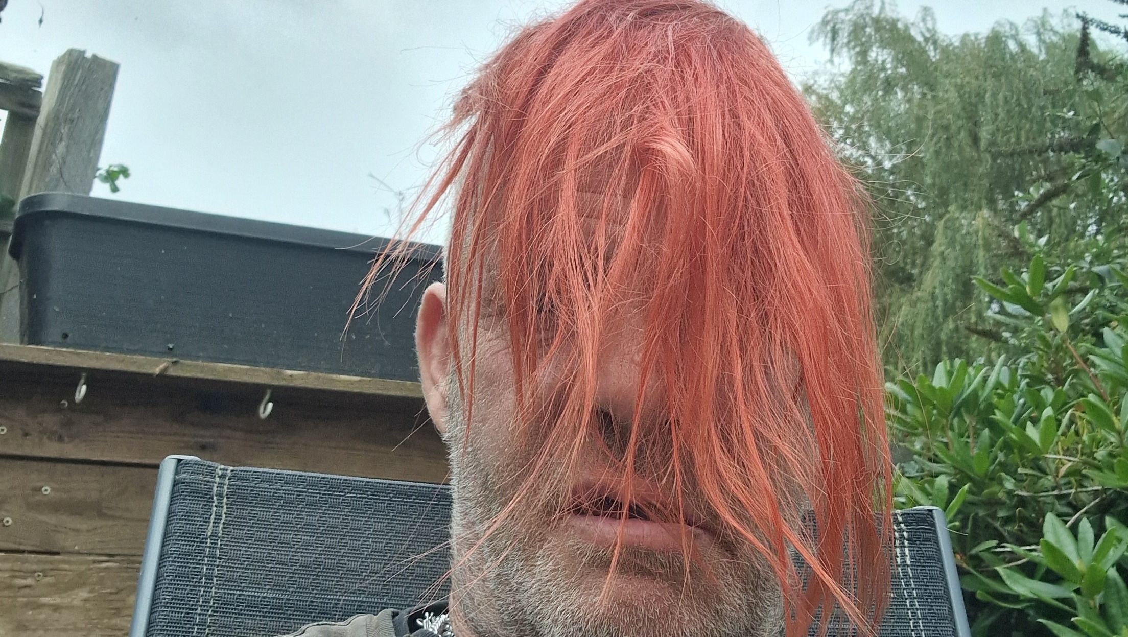 Fundraiser by Robert Rudge : Cutting the famous mohawk off with an axe