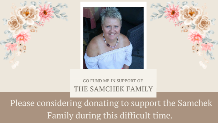 Fundraiser for Anthony Samchek by Karen Bentham : Melissa Samchek