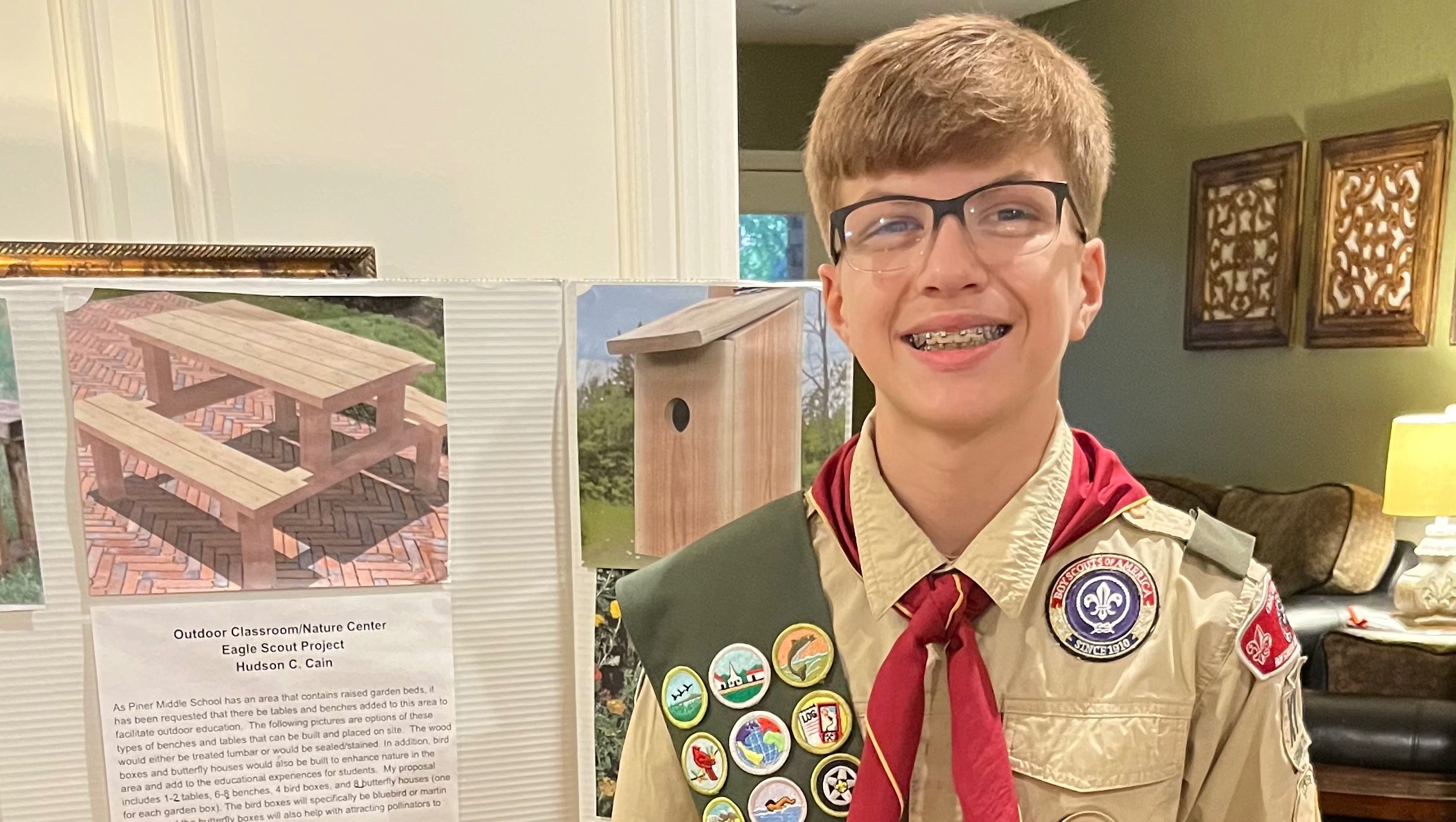 Fundraiser by Shannon Cain : Support Hudson Cain's Eagle Scout Project