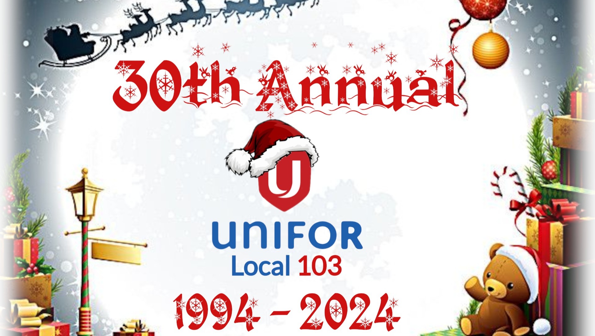 Fundraiser by Jeremy Rodgers : Unifor 30th Anniversary Toy Drive