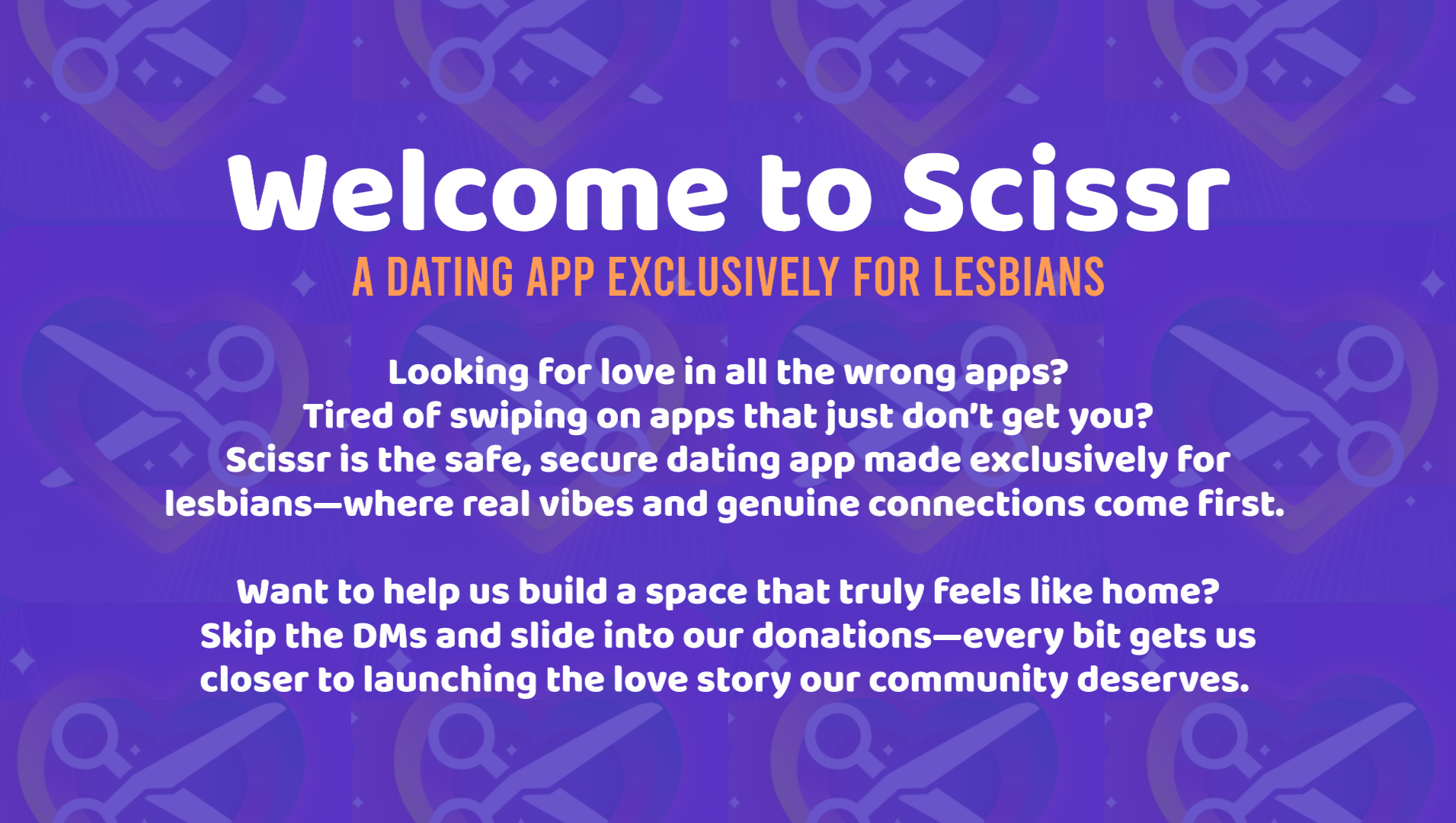 Fundraiser by Samantha Manuel : Exclusive Lesbian App: A Community Need
