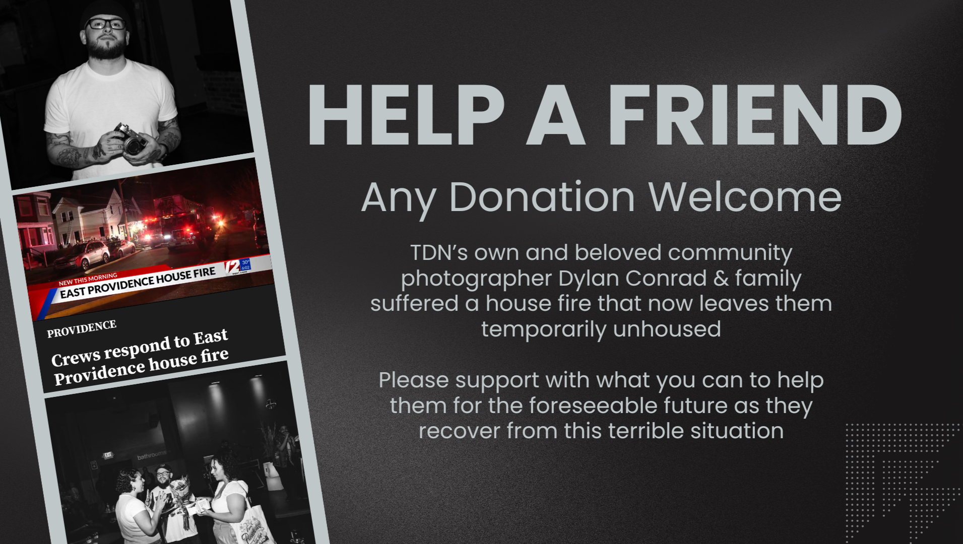 Fundraiser by The Daily Note : Help Dylan Conrad & Family Recover After ...