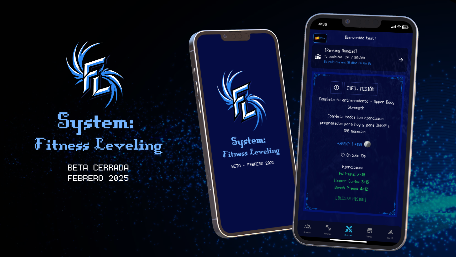 Fundraiser by Alexis Villalva : SYSTEM: Fitness Leveling App en Español