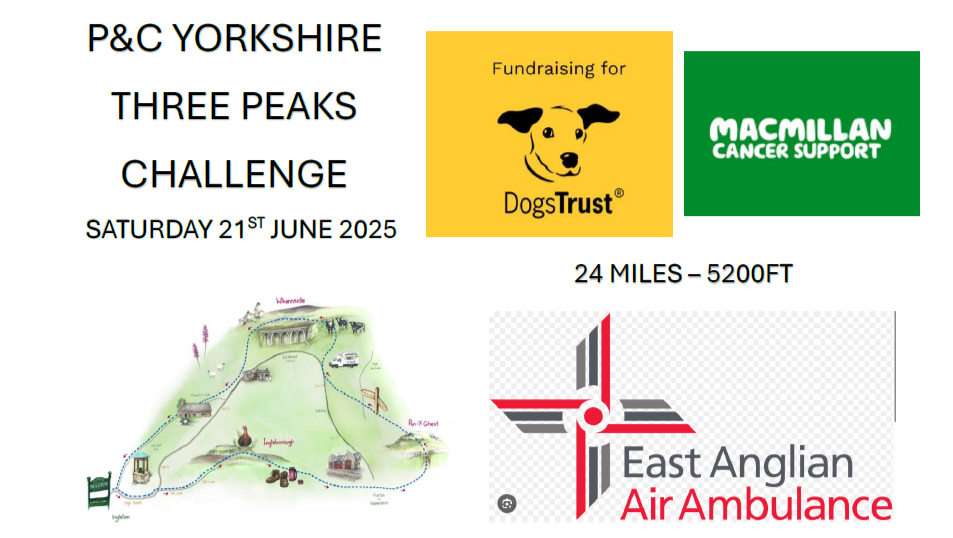 Fundraiser by Francesca Cole : P&C YORKSHIRE THREE PEAKS CHALLENGE