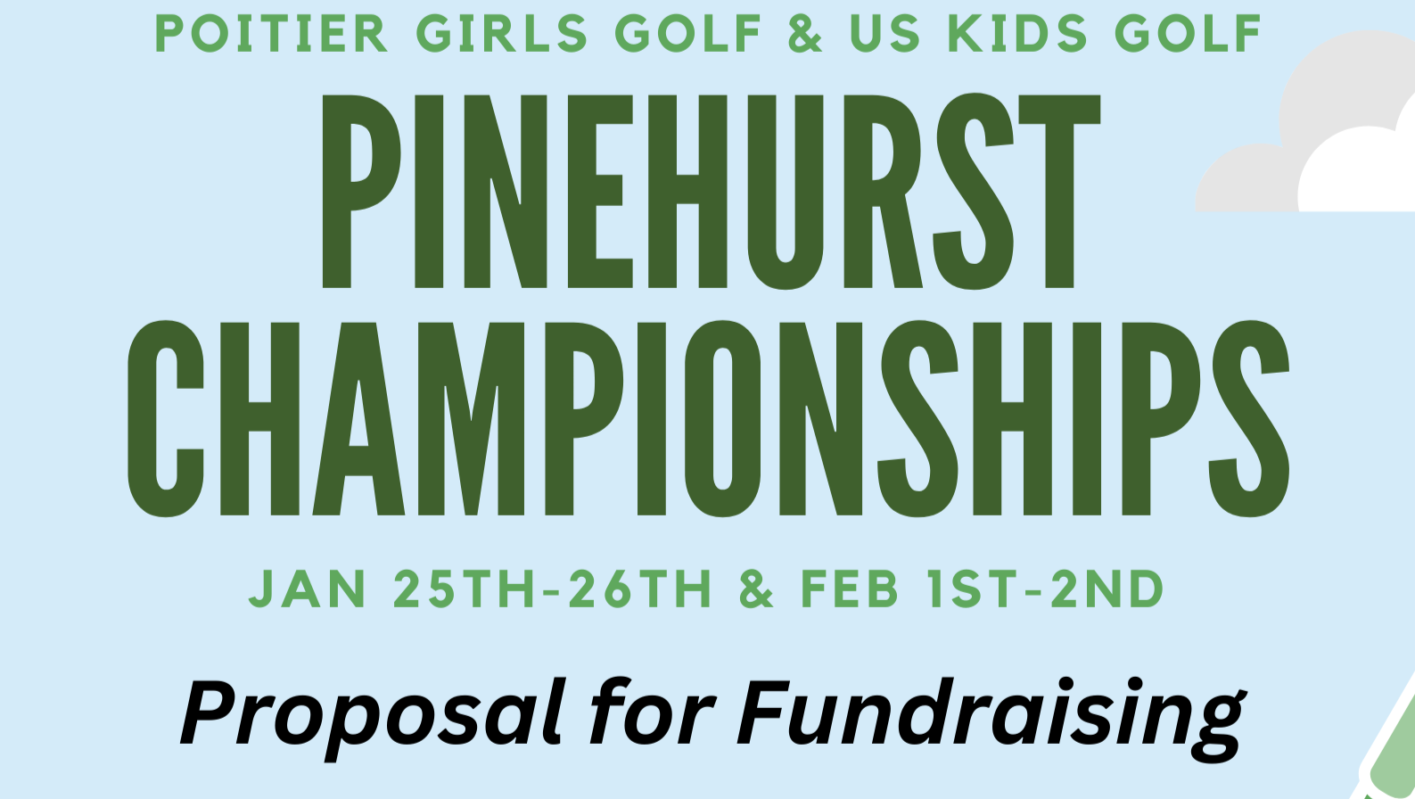 Fundraiser by Philip Poitier Jr. : Empower PoitierGirlsGolf @ US Kids ...