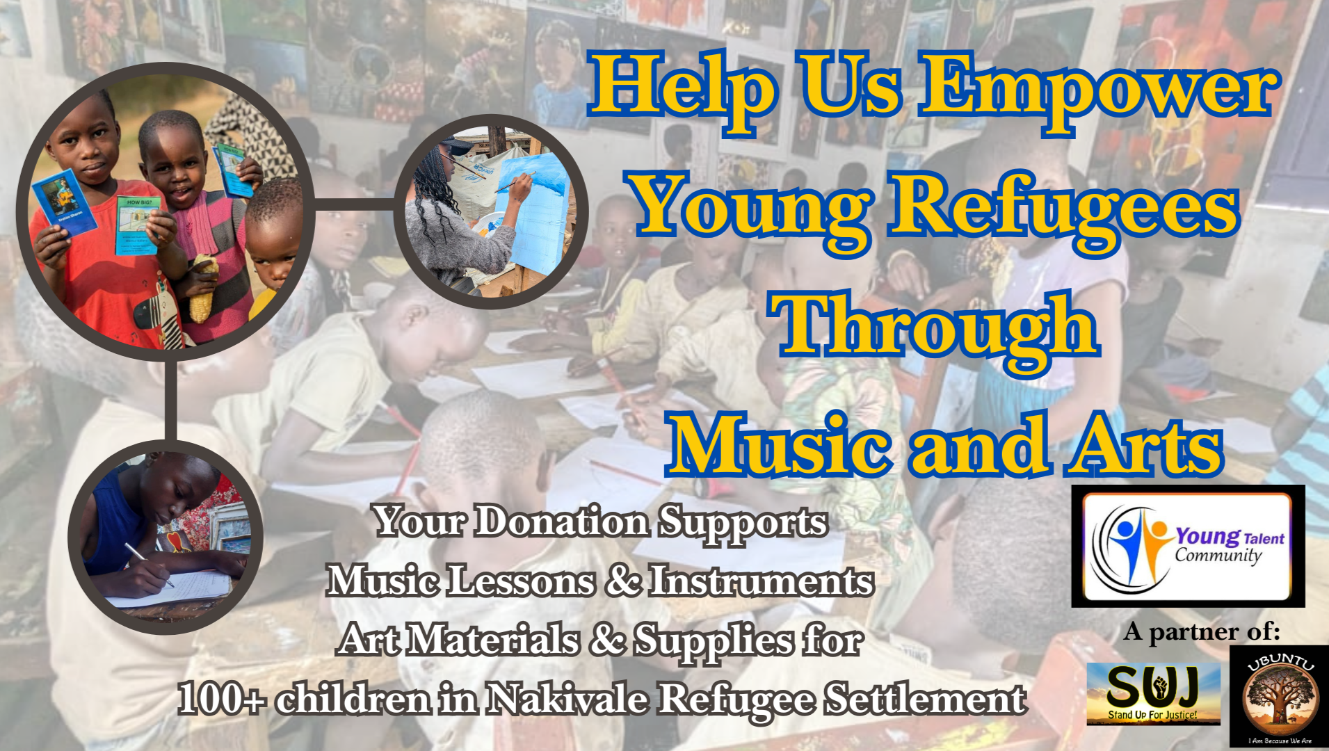 Fundraiser by Emily Kaminsky : Empower Nakivale Refugee Youth Through Arts