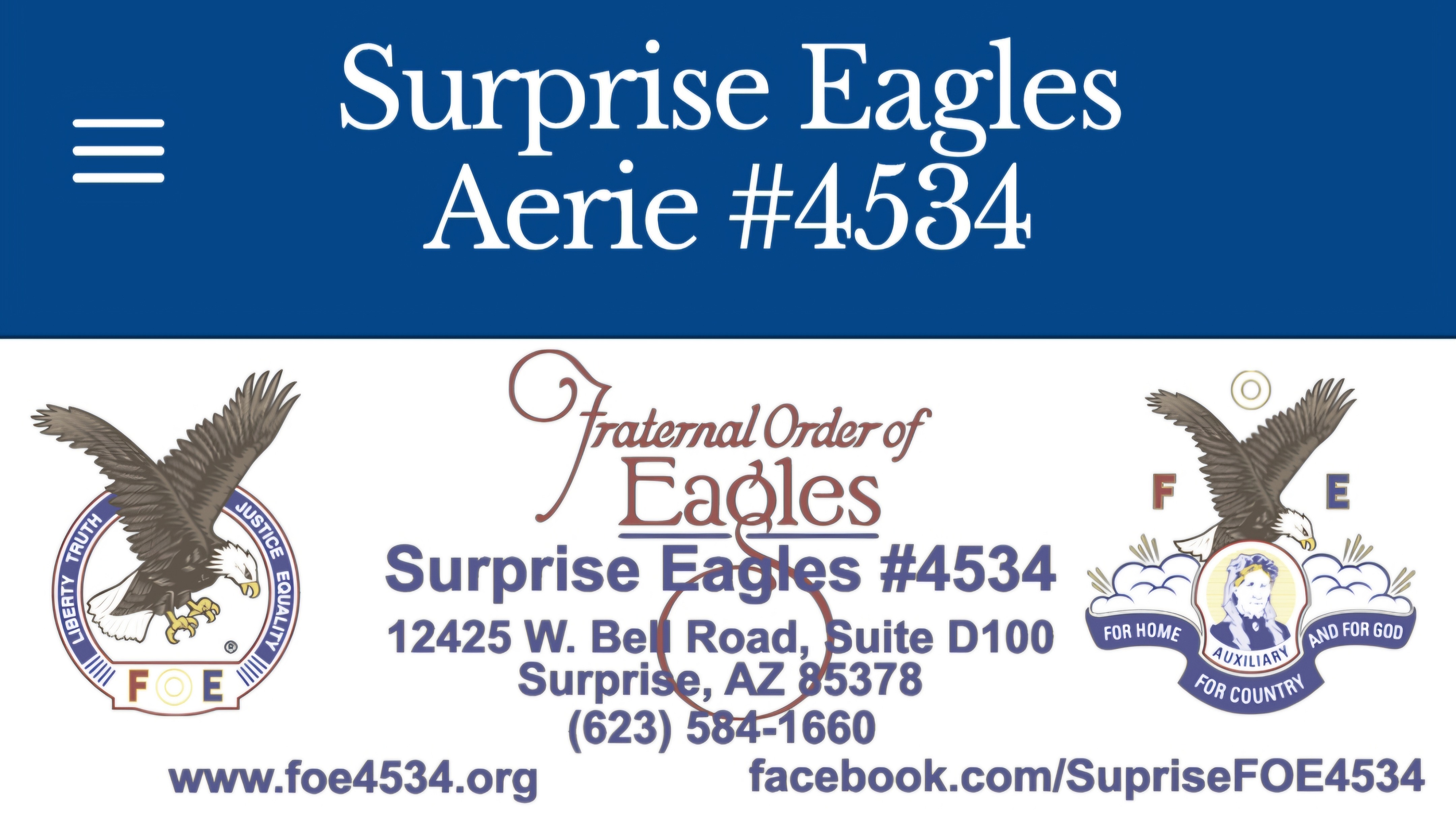 Fundraiser by SURPRISE AERIE 4534 Fraternal Order of Eagles : Donate to ...