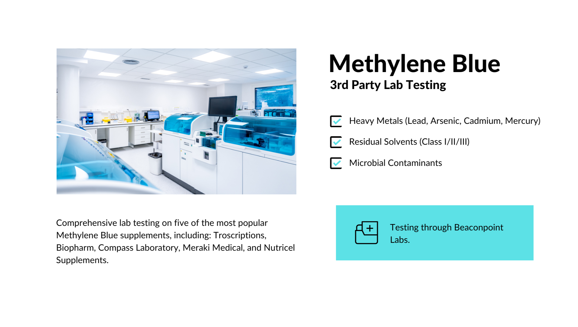 Fundraiser by Holly M : Fund 3rd-Party Lab Testing for Methylene Blue ...
