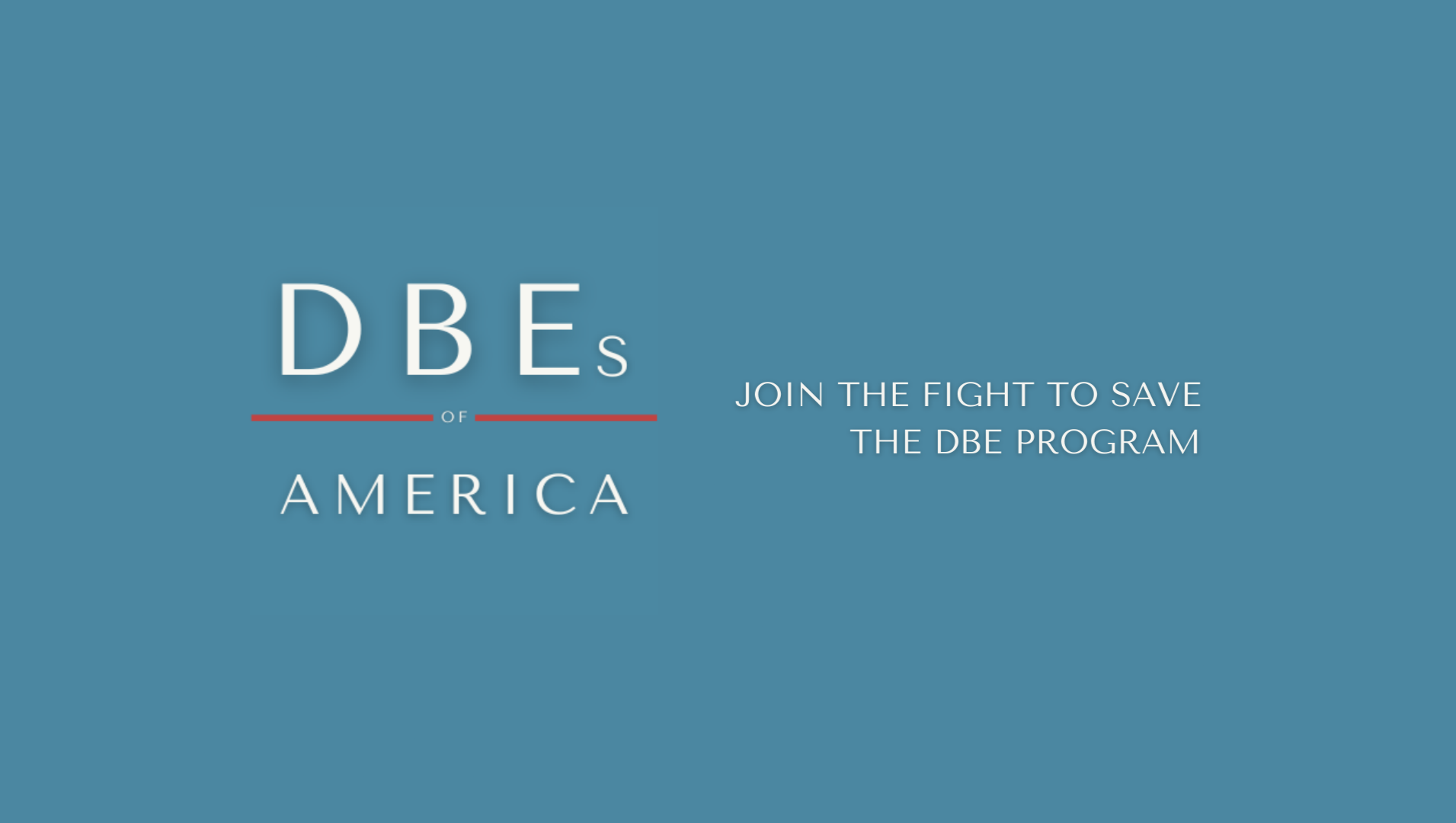 Fundraiser by DBES OF AMERICA : Save the DBE Program: Support DBEs of ...