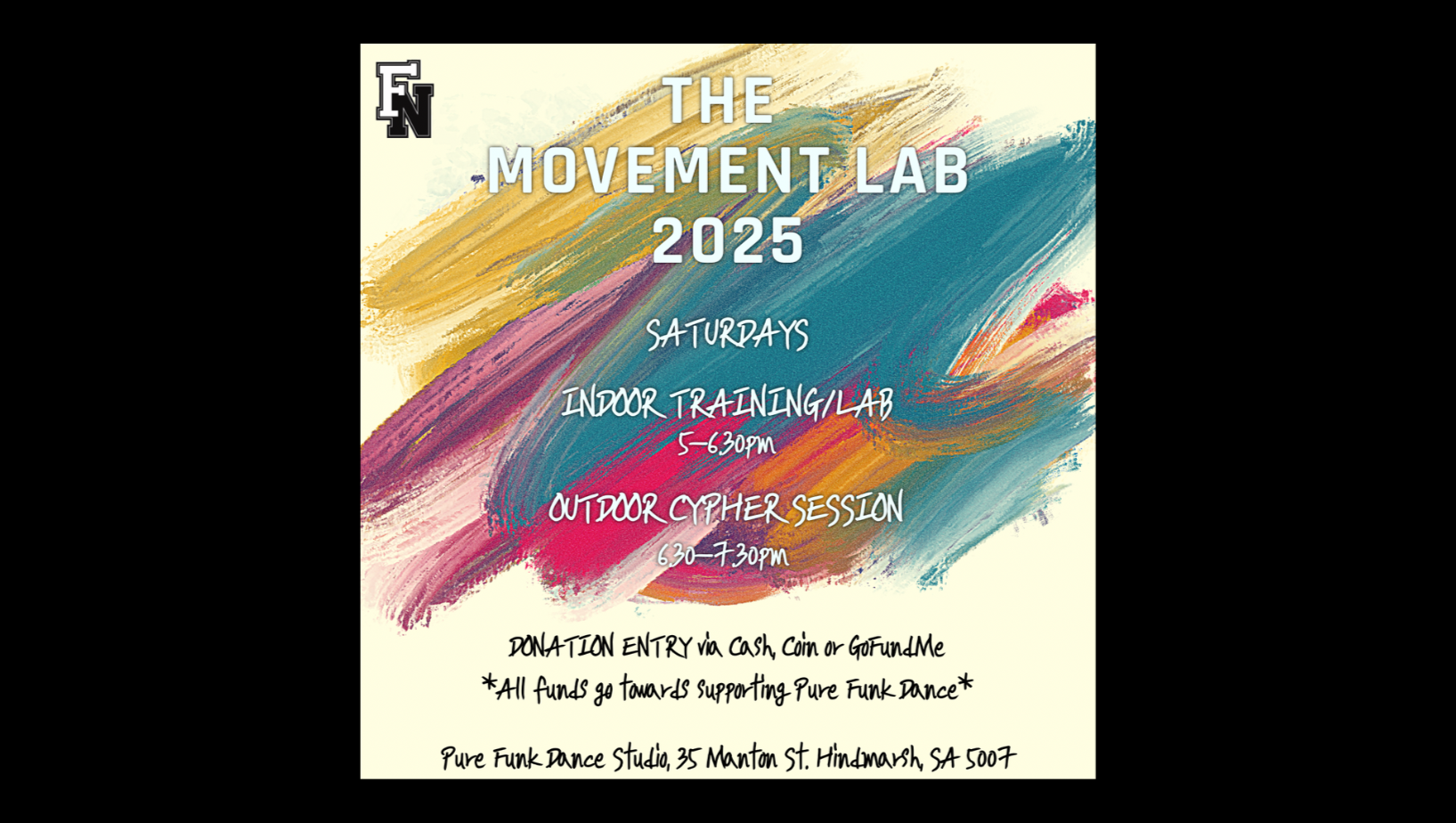 Fundraiser by Pure Funk Dance Studio : Support Movement Lab – A Space ...