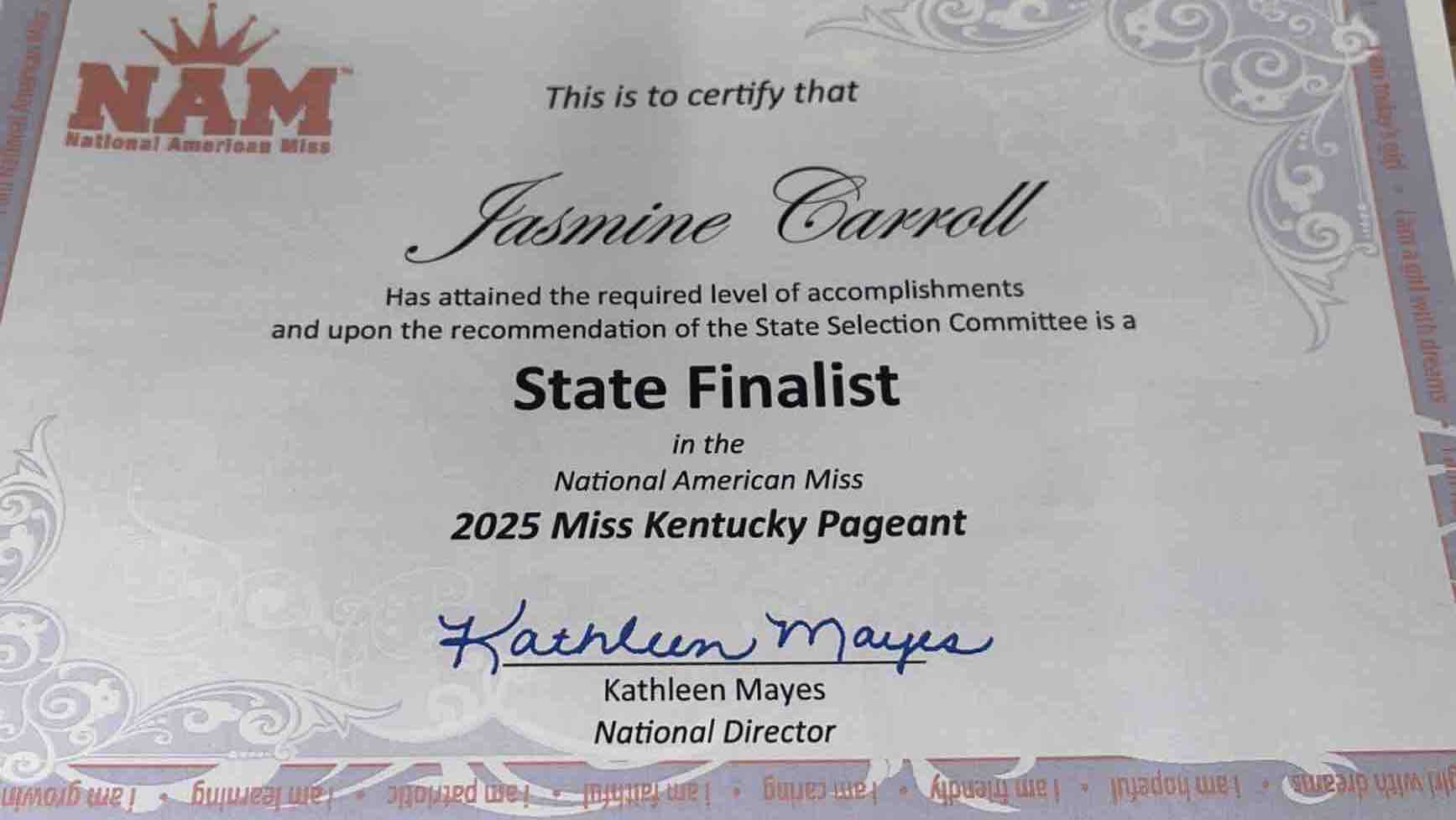 Fundraiser by Jasmine Carroll : Support My Pageant Journey to NAM Kentucky!