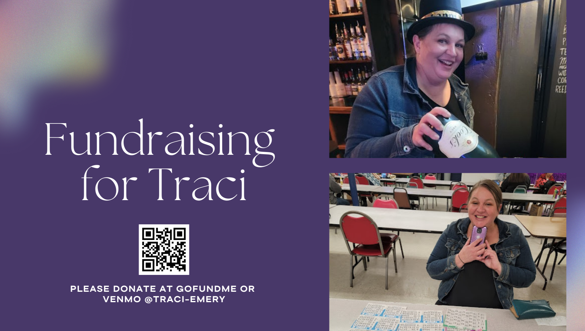 Fundraiser for Traci Emery by Aarun Carter : Team Traci: Let’s Lift Her Up!