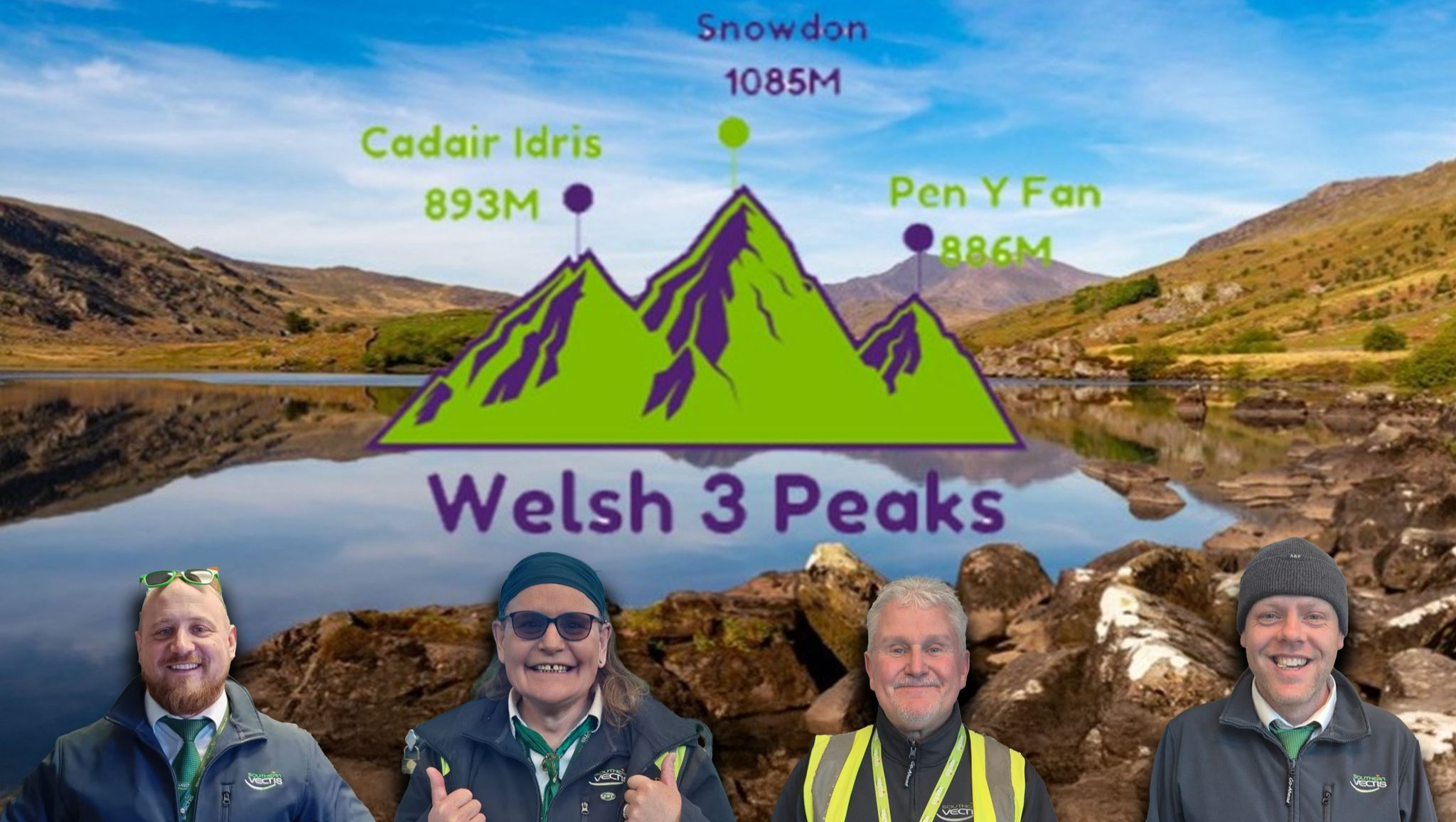 Fundraiser by Natalie Woods : The 2025 Southern Vectis - Welsh 3 Peaks Challenge