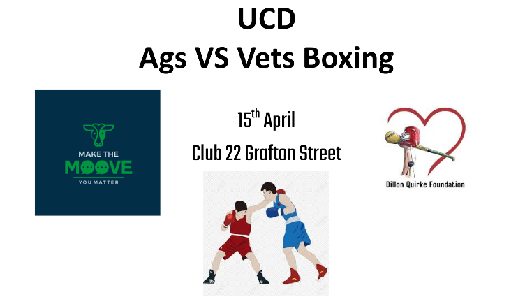Fundraiser by Bob Barton : Ucd Ags Vs Vets Charity Boxing Match