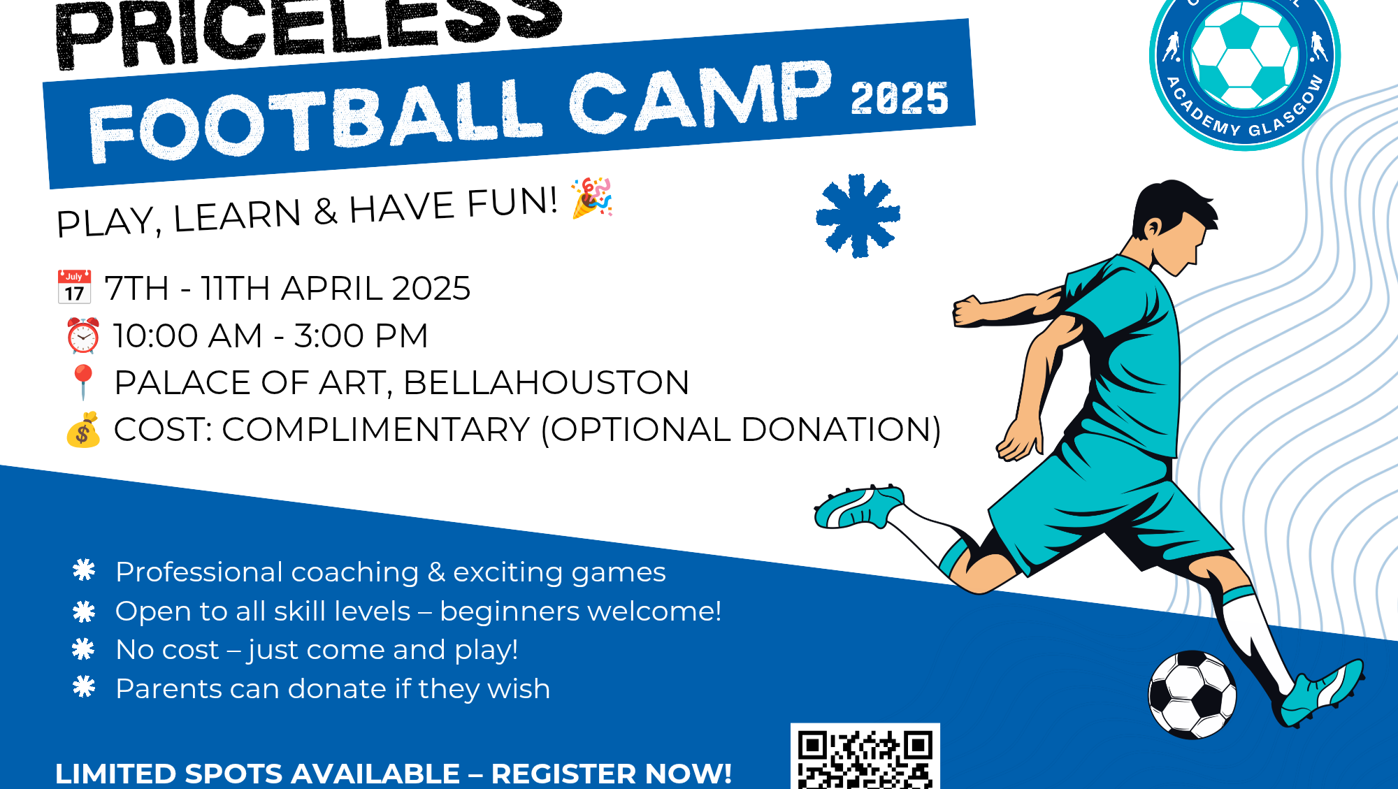 Fundraiser by Ryan Docherty : Delivery of complimentary football camp