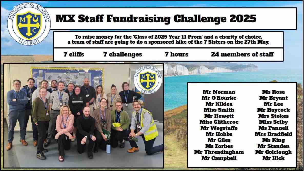 Fundraiser by Neil O'Rourke : Walking the Seven Sisters for year 11 prom